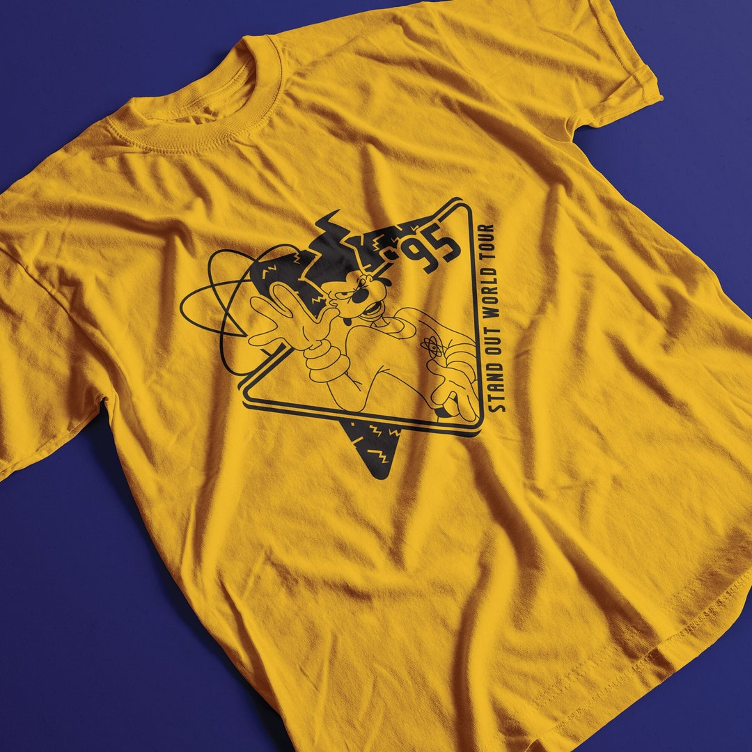 Powerline Stand Out World Tour 90's Style T-shirt - Etsy