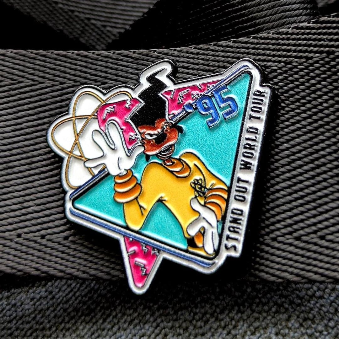 Powerline Retro Style Stand Out World Tour | 1.5" Enamel Pin - Etsy