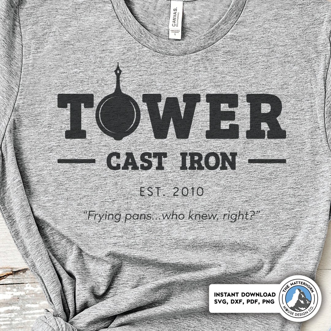 Tower Cast Iron SVG Bundle - Etsy