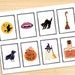 Halloween Memory Game, Printable Halloween Matching Game, Fall Game for ...