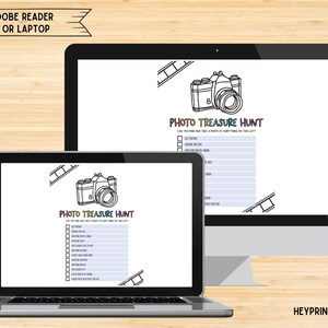 Editable Photo Treasure Hunt for Kids, I Spy With My Little Camera Game ...