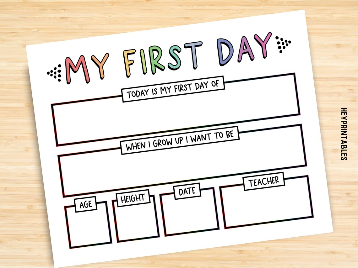 Editable First Day of School Sign Board, 1st Day Chalkboard, Back to ...