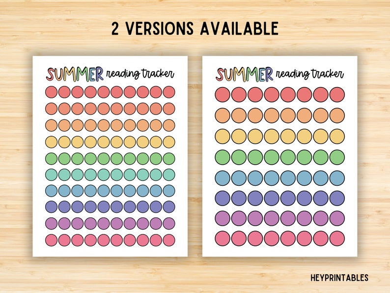 Summer Reading Tracker Summer Book Tracker Summer Kids - Etsy