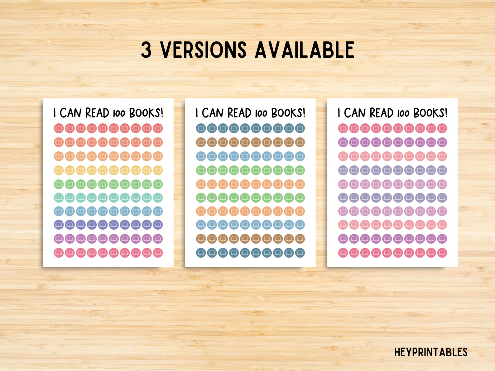 Printable Kids Book Tracker 100 Book Challenge Elementary - Etsy