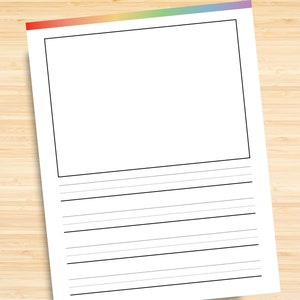 Printable Kids Story Paper Children's Draw and Write - Etsy