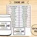 Chore Jar, Chore Cards for Kids, Chore Games, Household Chores ...