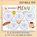 Editable Kids Breakfast Planner, Meal Weekly Planner, Breakfast Menu ...