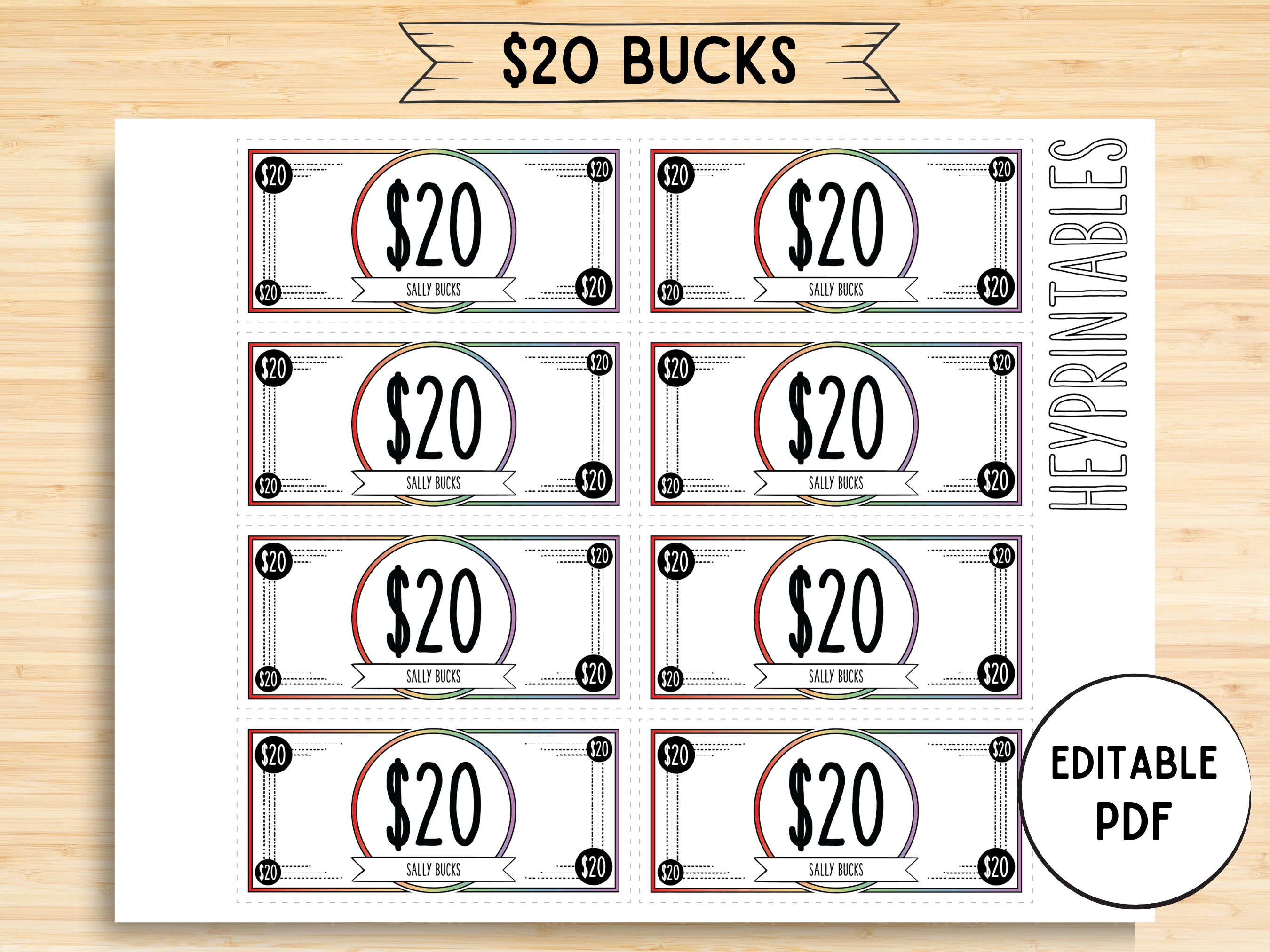 Editable Mom Chore Bucks Printable, Behavior Bucks, Chore Bucks, Reward ...