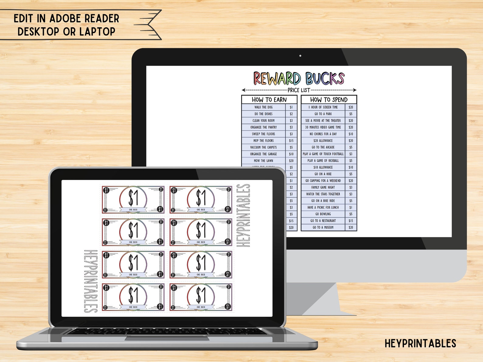 Kids Reward Bucks, Mom Bucks, Reward System for Kids, Chore Bucks, Good ...