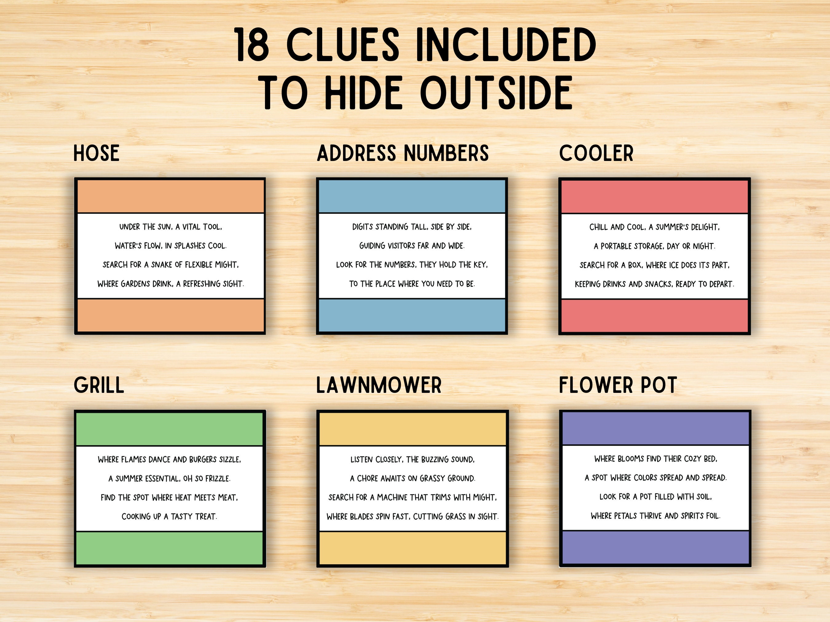 Summer Scavenger Hunt for Kids, Scavenger Hunt for Older Kids, Teen and ...