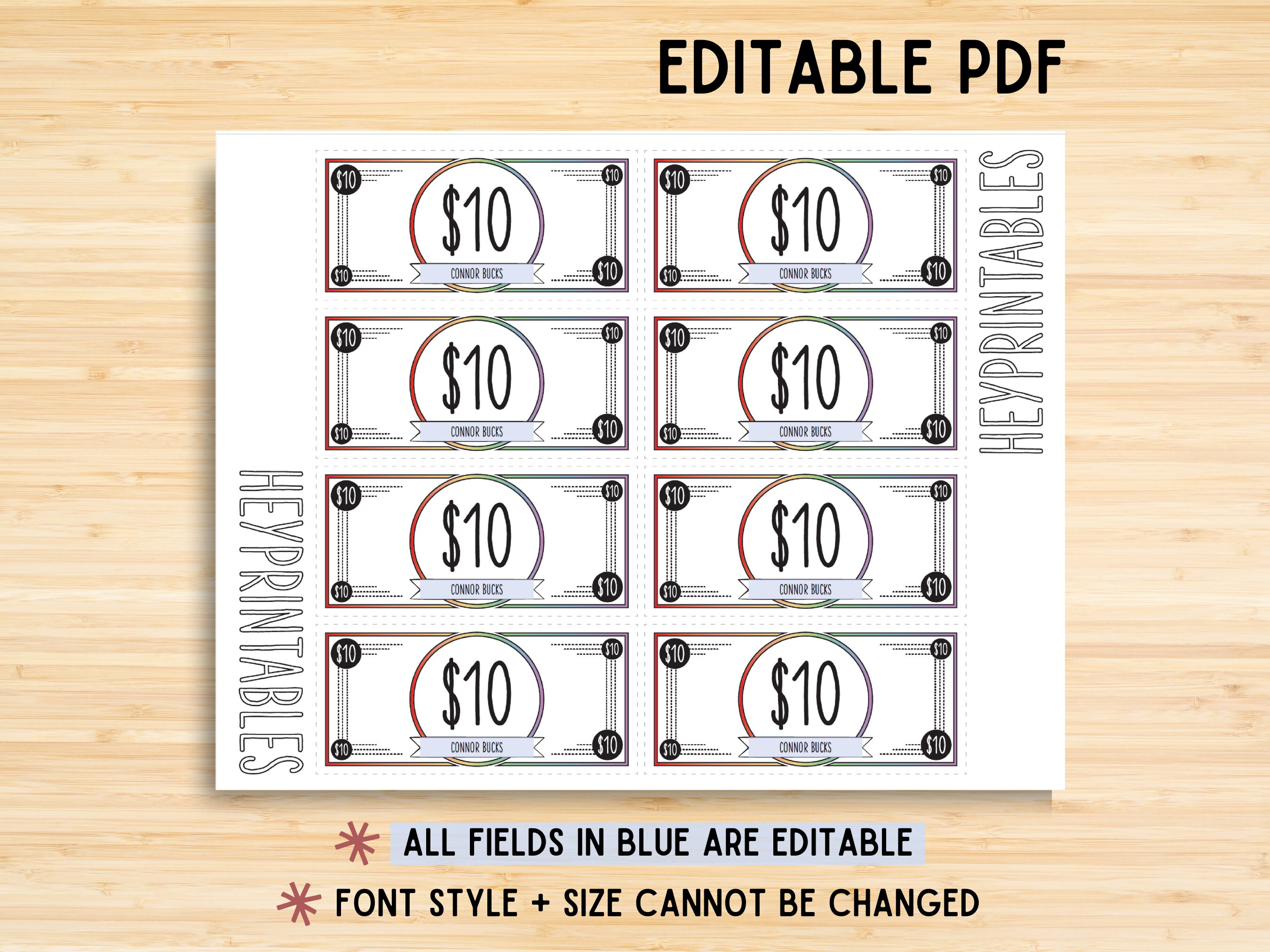 Editable Mom Chore Bucks Printable Behavior Bucks Chore - Etsy Australia