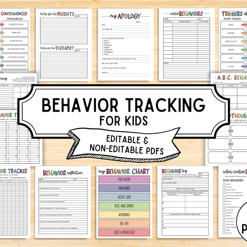 Sensory Behavior Tracking - Etsy