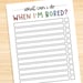 Editable I'm Bored Checklist, Printable Kids Activity List, School ...