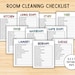 Editable Cleaning Card, Cleaning Planner Printable, Room Cleaning ...
