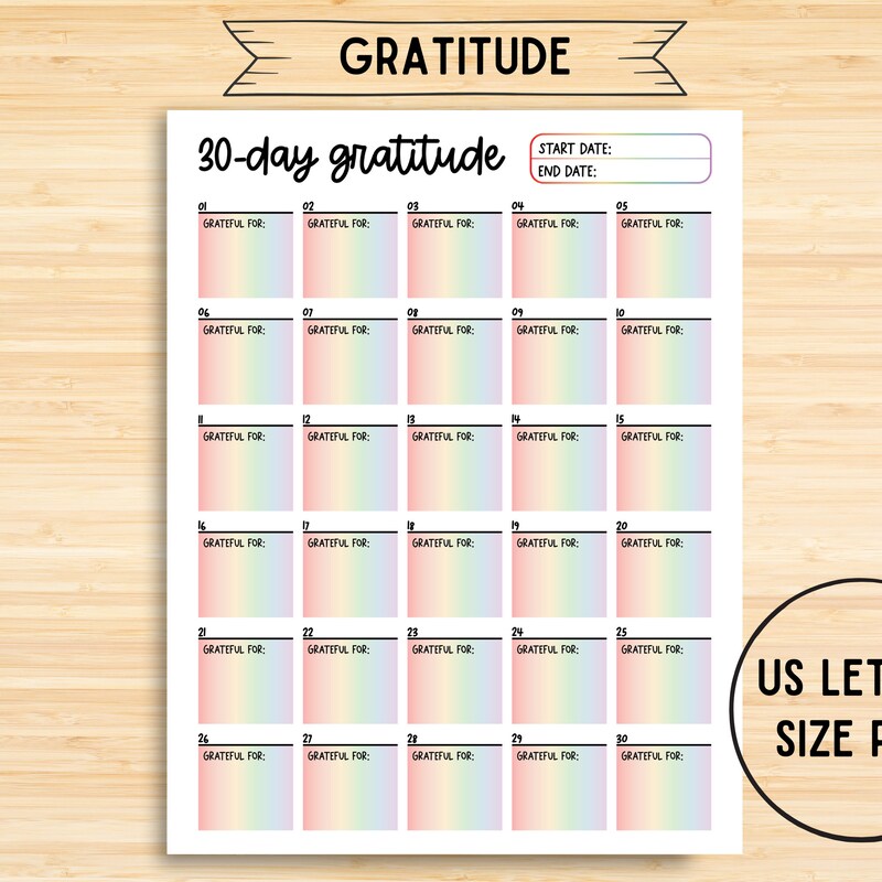 Gratitude Journal - Etsy