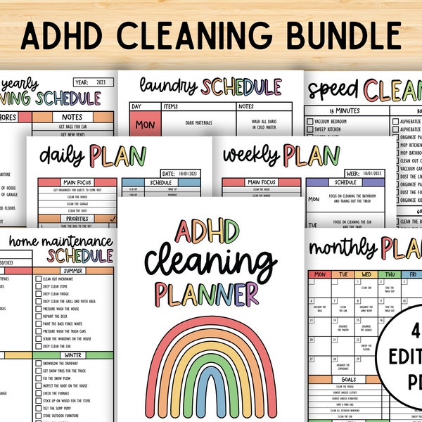 Adhd Planner Printable - Etsy
