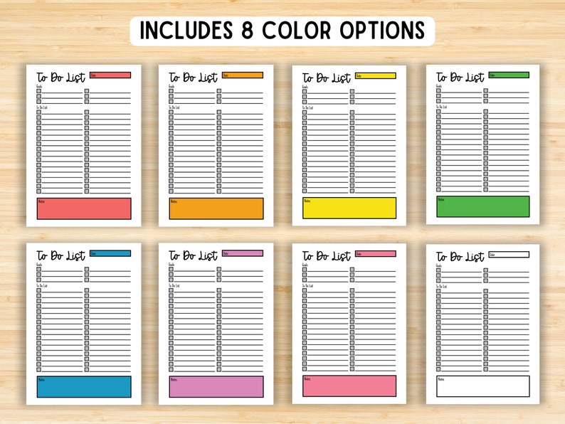 To Do List Printable, Daily to Do List Planner Page, Productivity ...