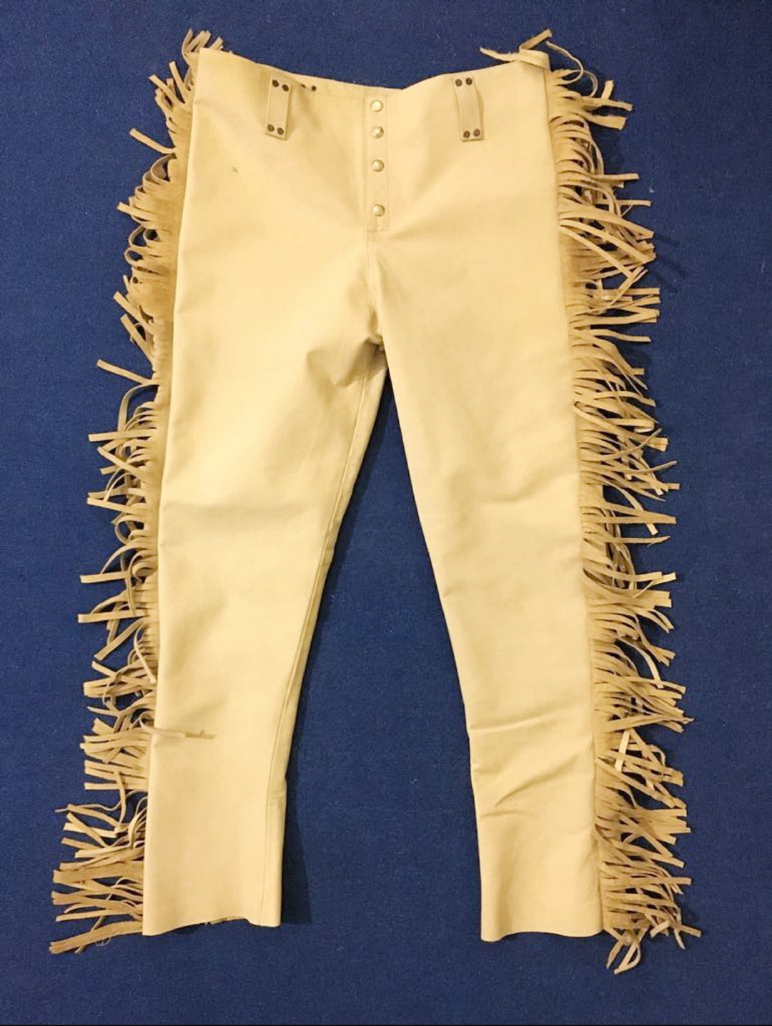 Men's Handmade Leather Native American Leather Cow Boy Western Pants ...