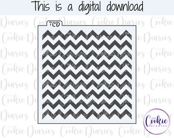 Chevron Stencil - Etsy