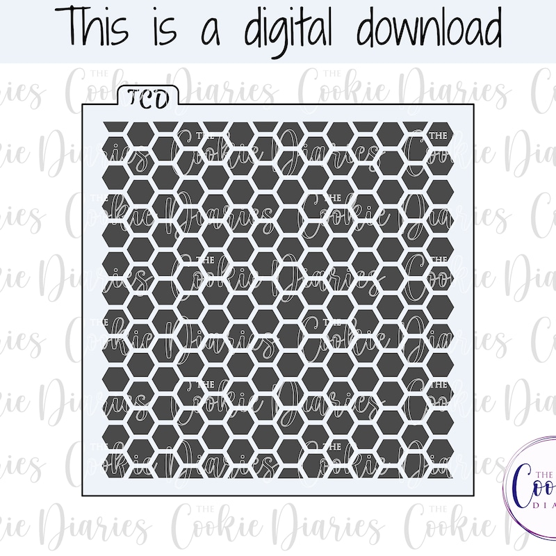 Honeycomb Stencil - Etsy UK