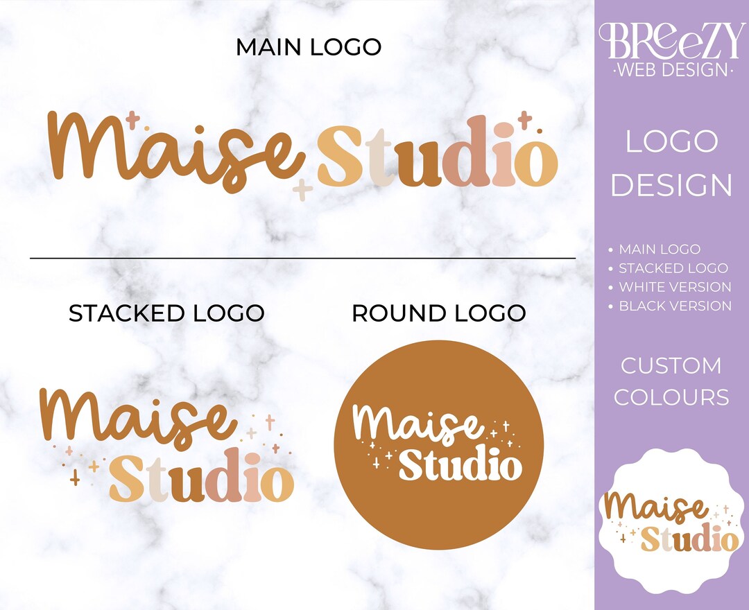 Custom Logo Business Logo Modern Logo Maise Template - Etsy