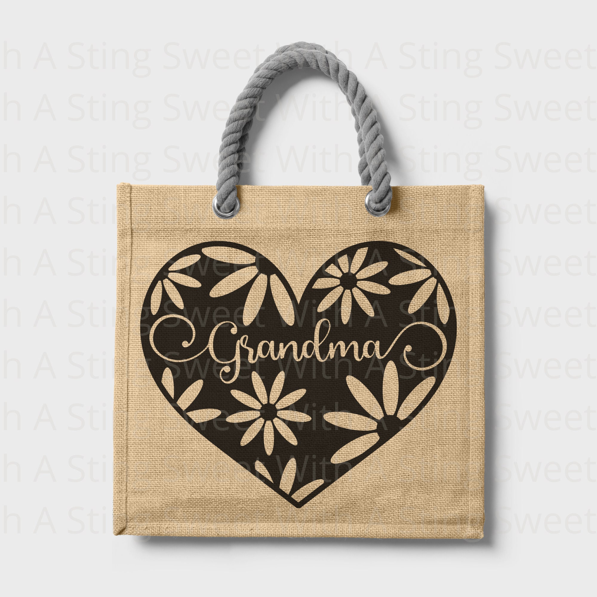 Grandma Heart Mandala SVG | Floral Grandma Shirt | Grandma Gifts ...