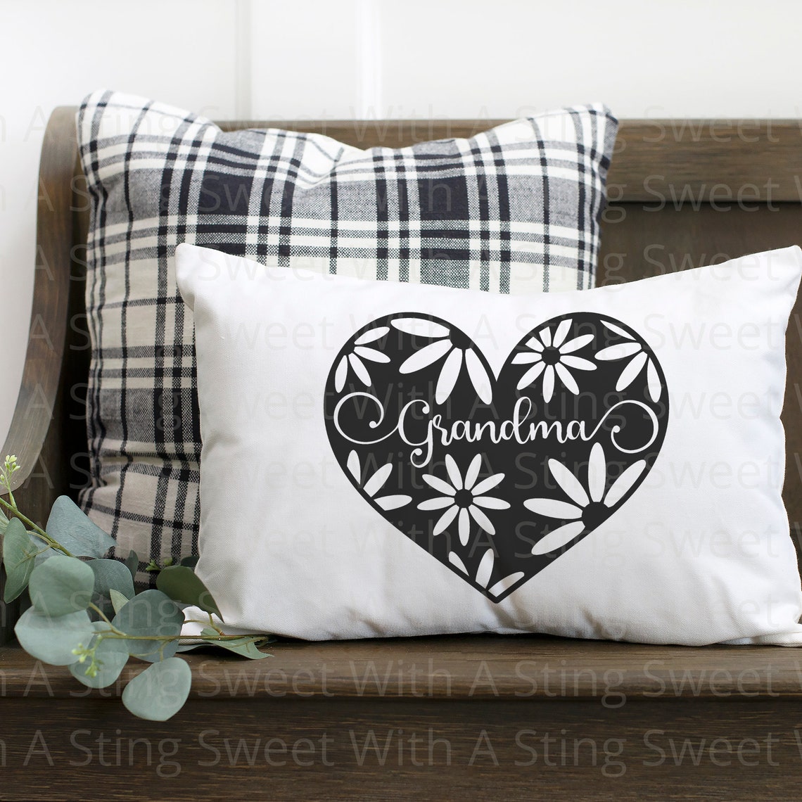 Grandma Heart Mandala SVG | Floral Grandma Shirt | Grandma Gifts ...