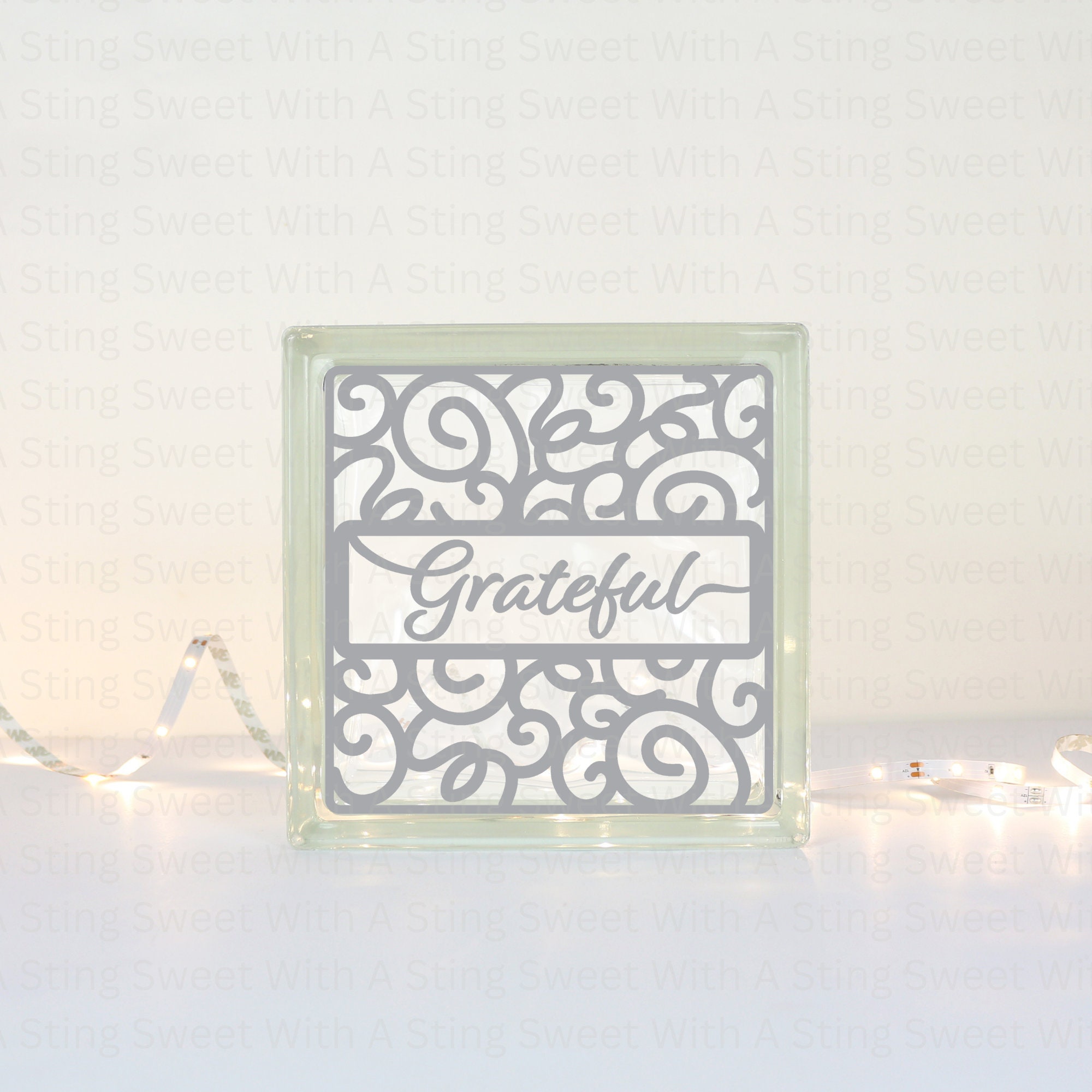 Glass Block SVG Glass Block Design Fall Glass Block - Etsy