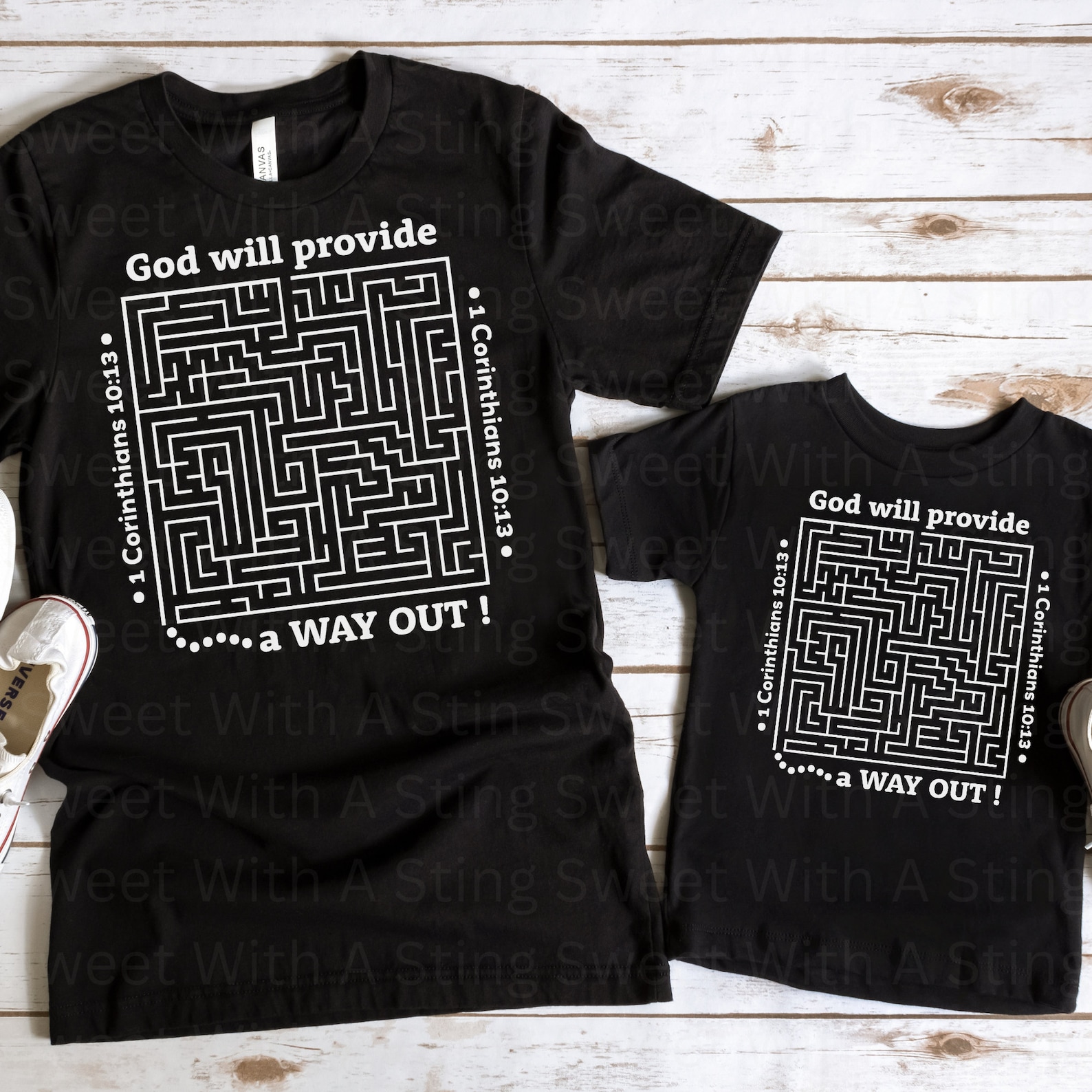 God Will Provide A Way Out | Bible Verse SVG | Christian SVG Design ...