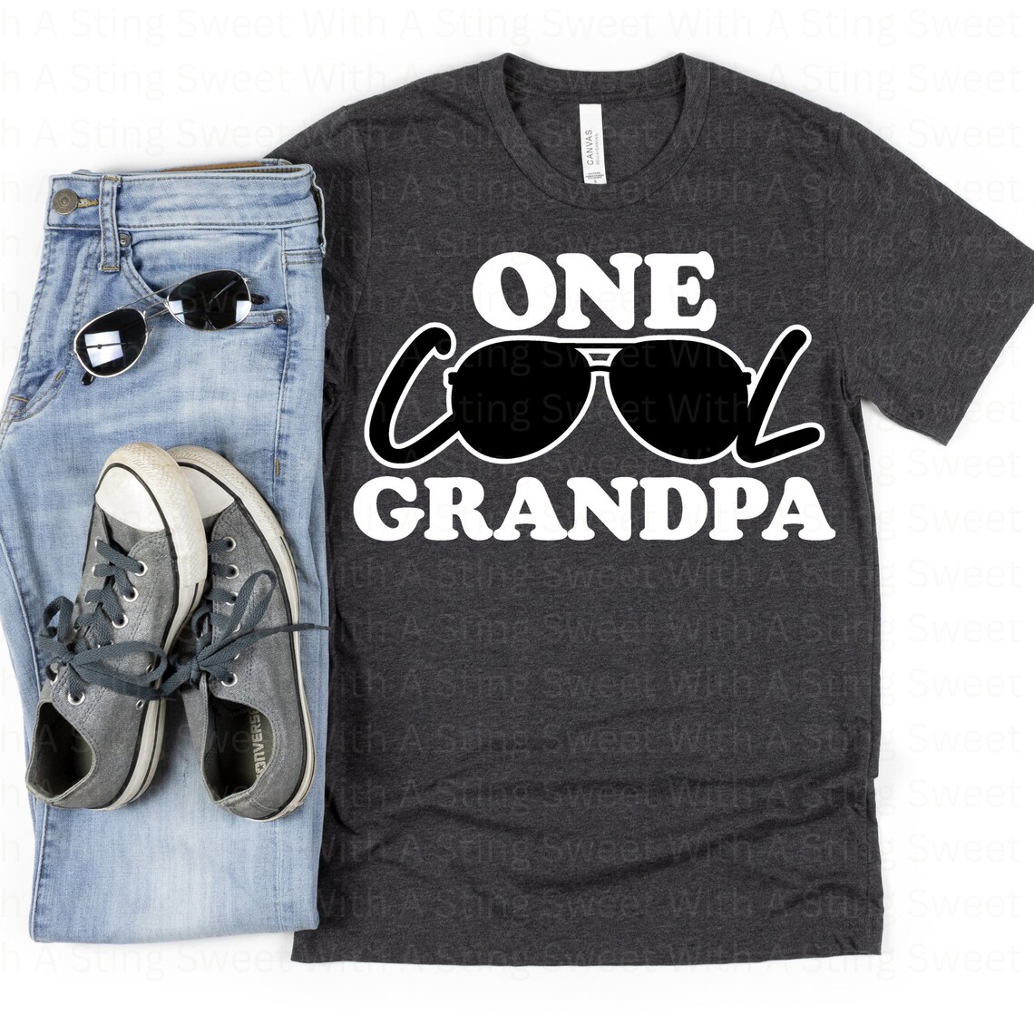 One Cool Grandpa Svg | Grandpa Shirt Svg File | Grandpa Svg | Grandpa ...