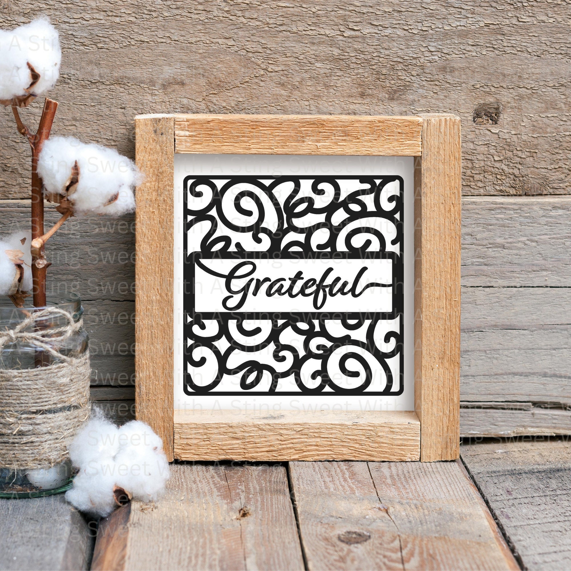 Glass Block SVG Glass Block Design Fall Glass Block - Etsy