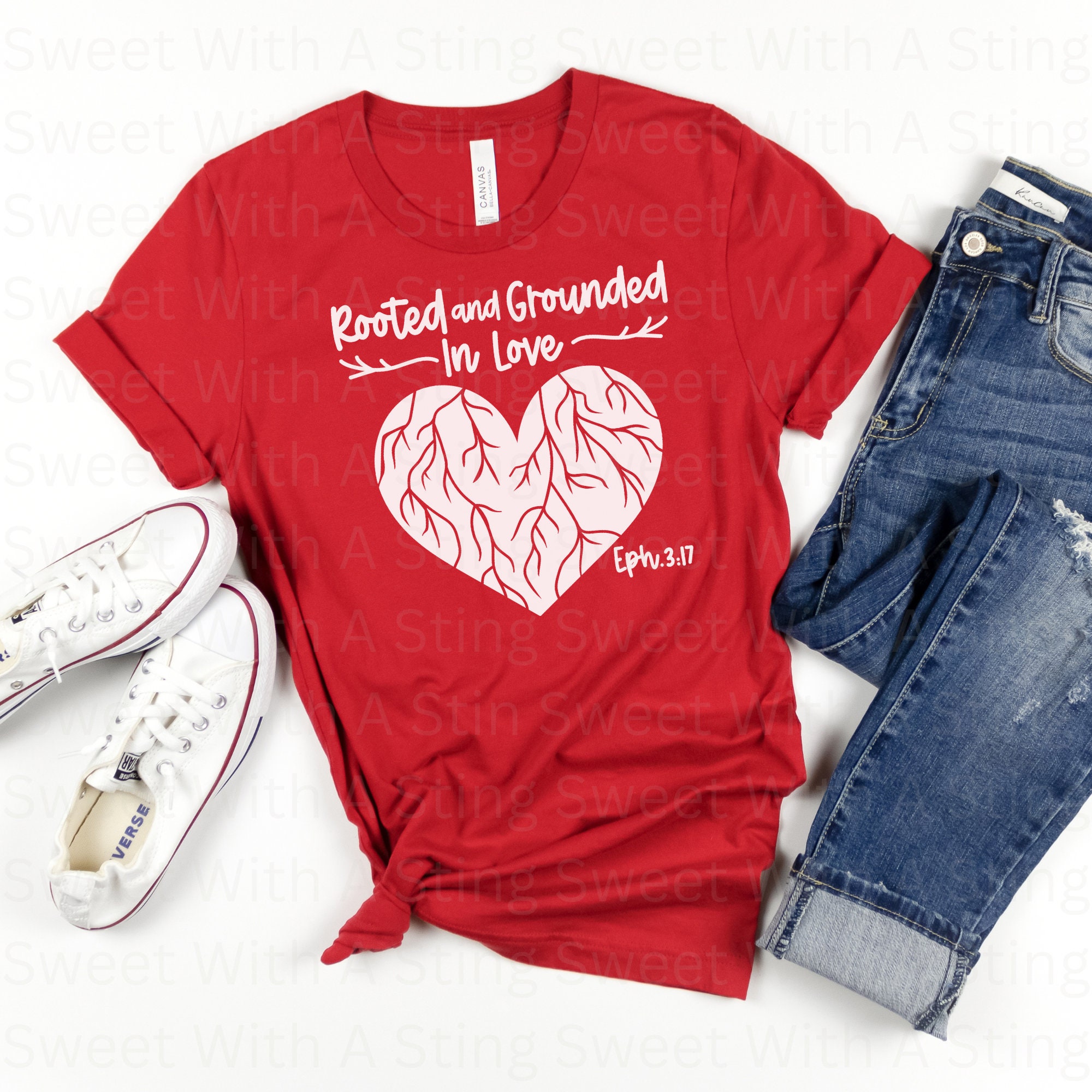 Rooted and Grounded in Love Bible Verse SVG Christian SVG Design ...