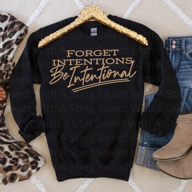 Be Intentional SVG | Motivational SVG | Inspirational SVG Quotes ...