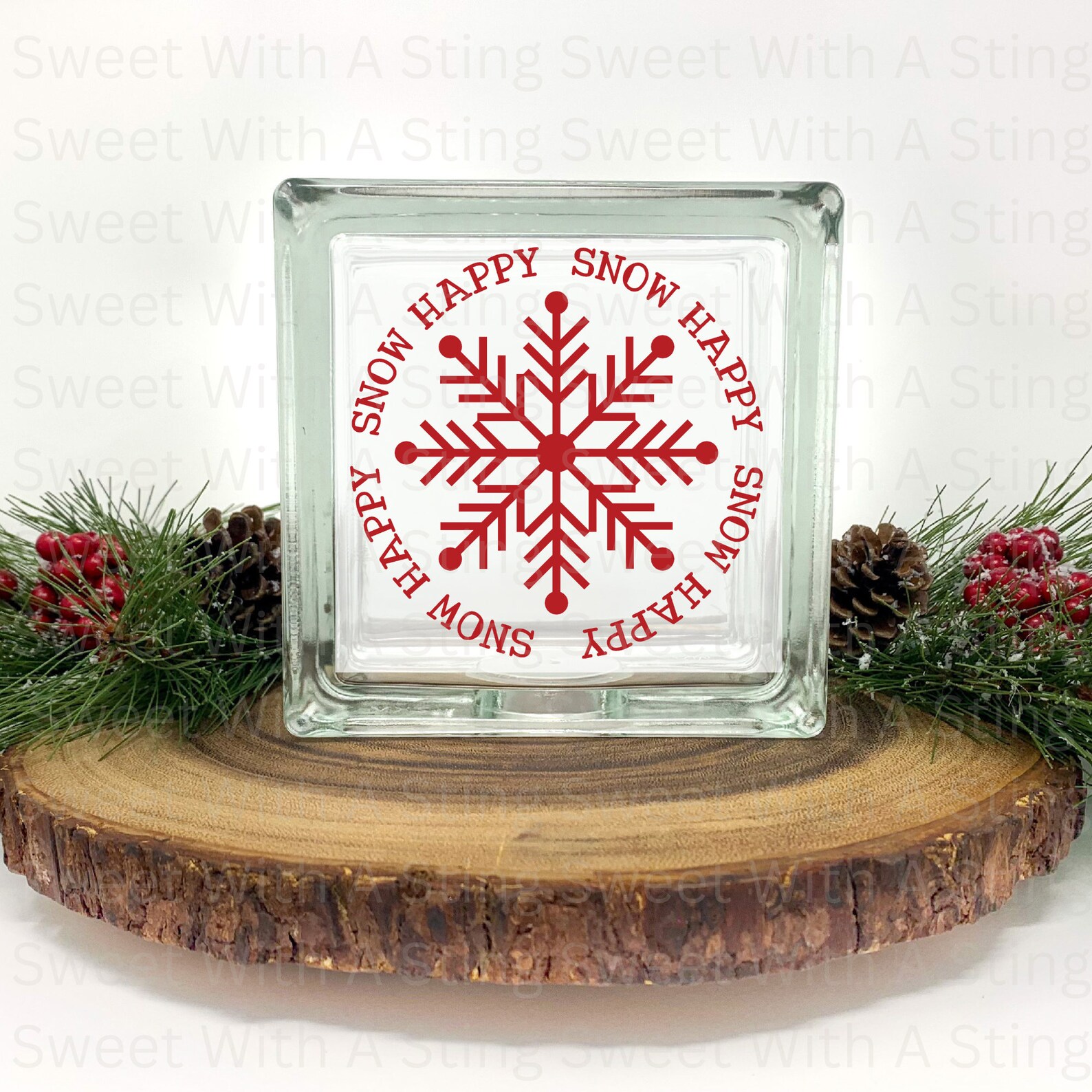 Winter SVG for Shirts | Snowflake SVG File | Snow SVG Sign | Glass ...