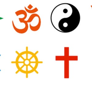 World Religious Symbols Car Camper Van Window Trailer Bumper Sticker - Etsy