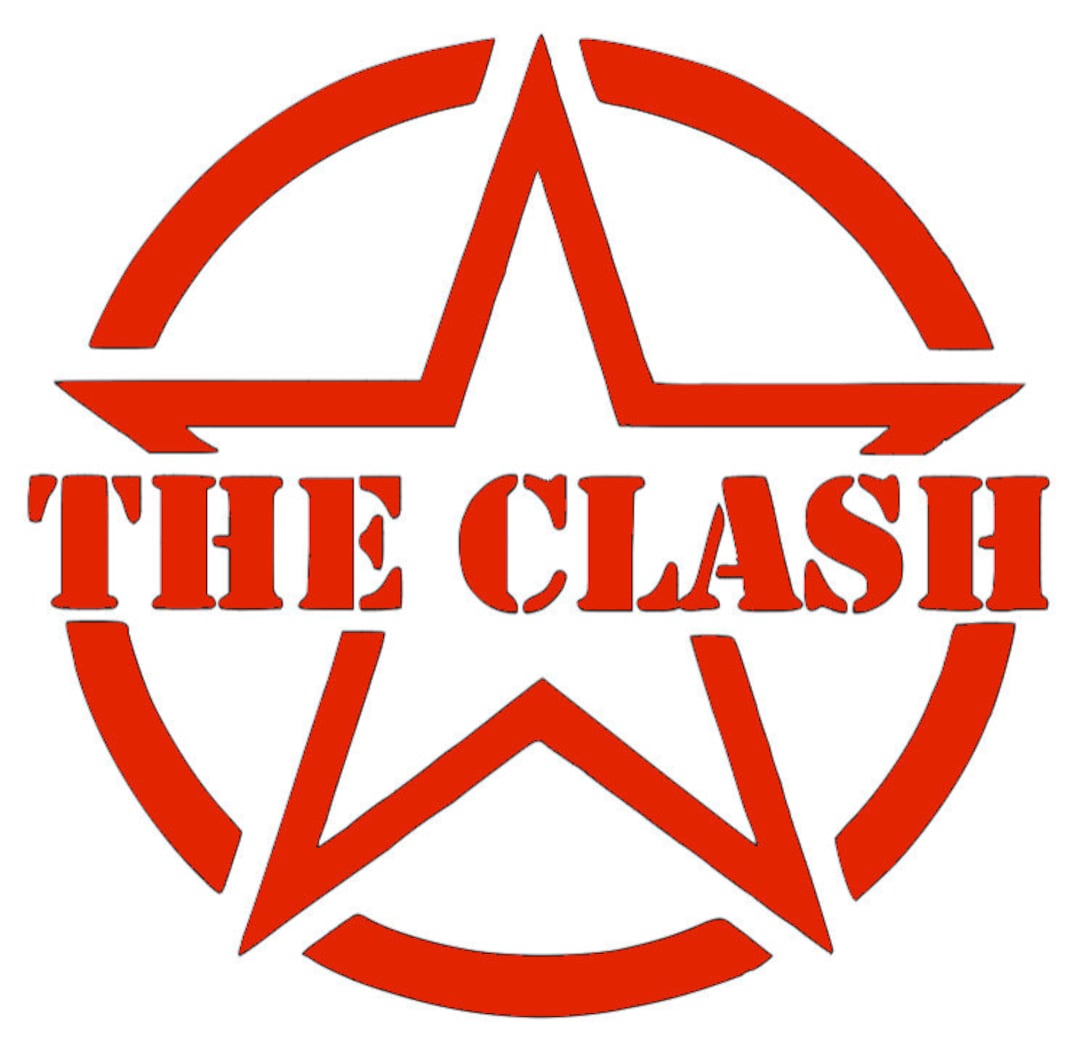 The Clash Star Logo Car Camper Van Window Trailer Bumper Sticker - Etsy