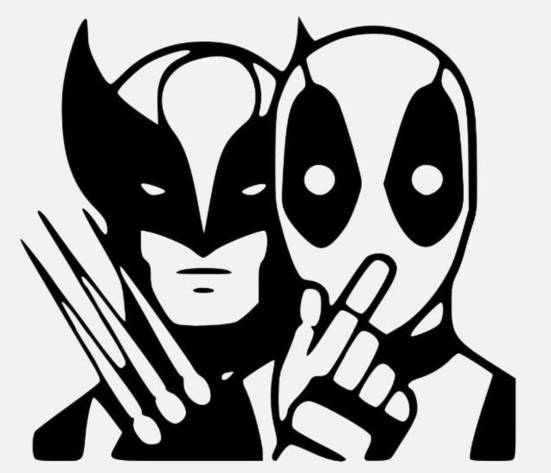 Deadpool and Wolverine Car Camper Van Window Trailer Bumper Sticker ...