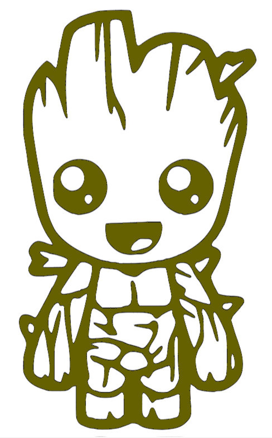 Baby Groot Guardians Car Camper Van Window Trailer Bumper Sticker - Etsy
