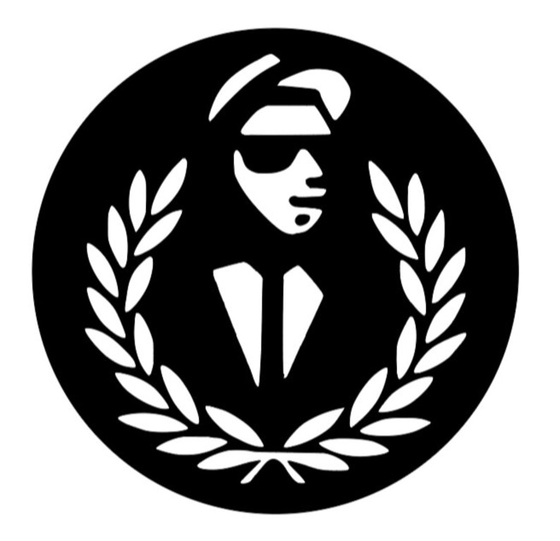 Ska and 2 Tone Man Wreath Car Camper Van Window Trailer Bumper Sticker ...