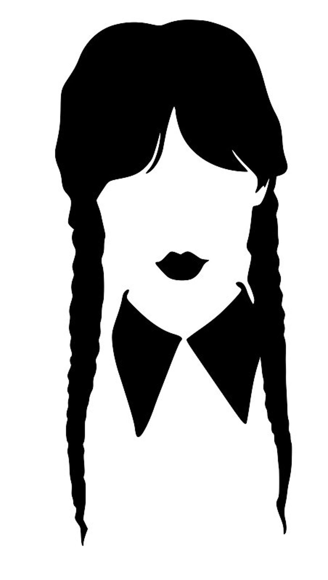 Wednesday Addams Silhouette Car Camper Van Window Trailer Bumper ...
