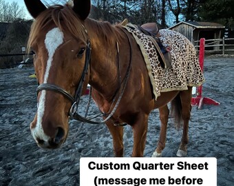 Horse Quarter Sheet Blanket - Etsy