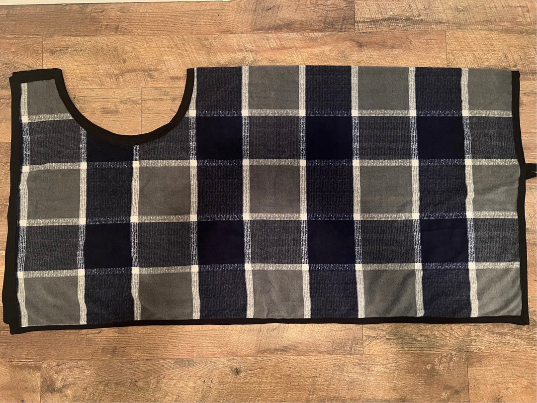 Quarter Sheet, Blue Plaid Horse Blanket, Christmas Gift for Horse Girl ...