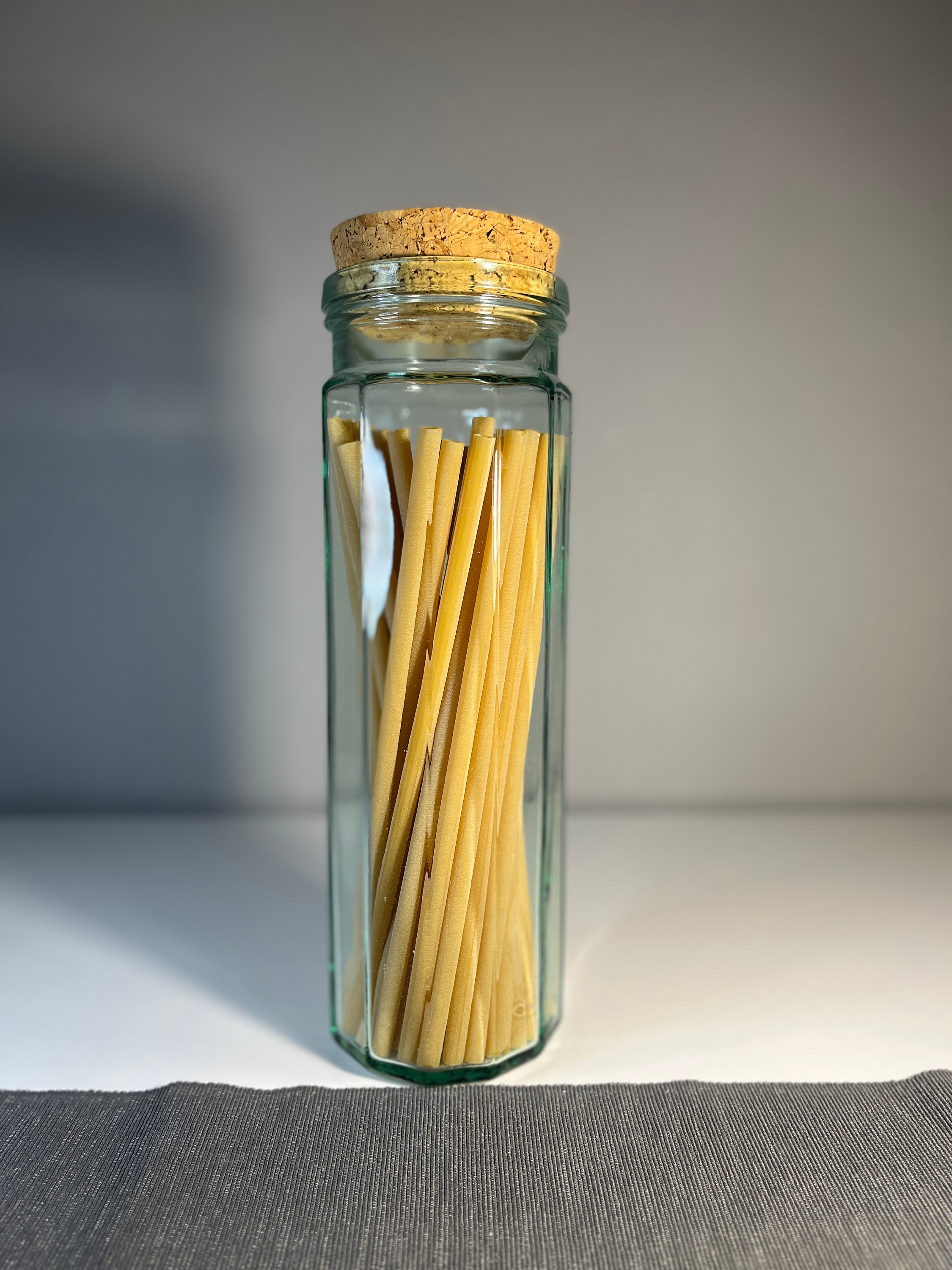 Classic Italian Spaghetti Pasta Storage Glass Jar Made in Italy House ...
