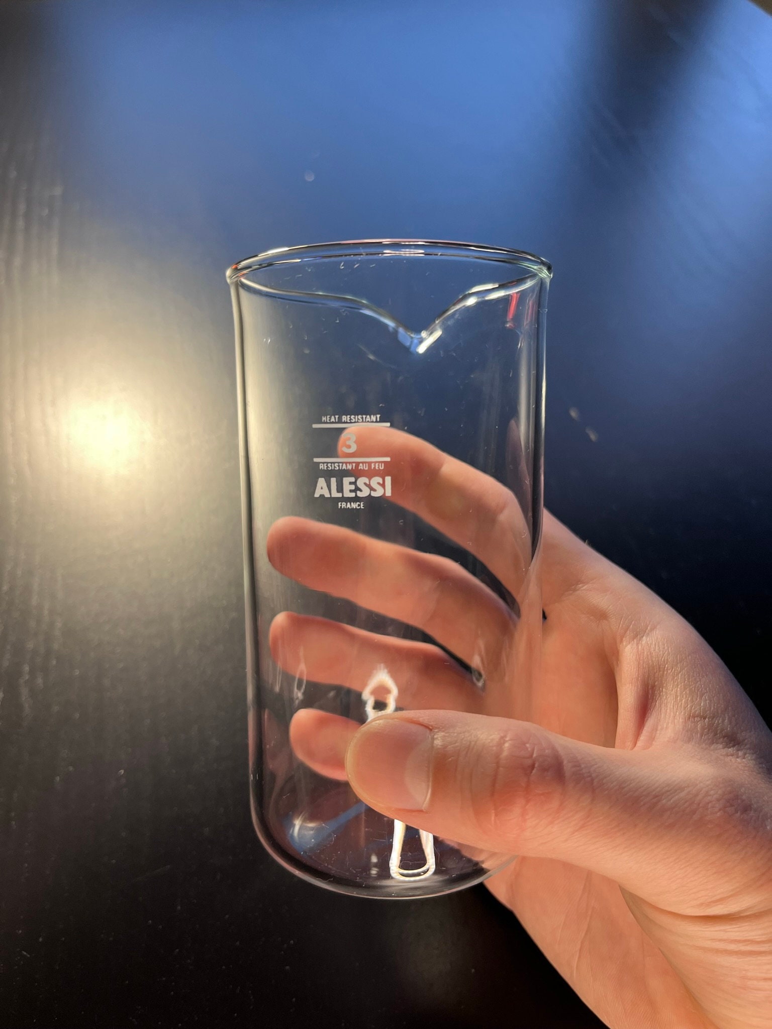 Alessi French Press Replacement Glass 0.3l - Etsy