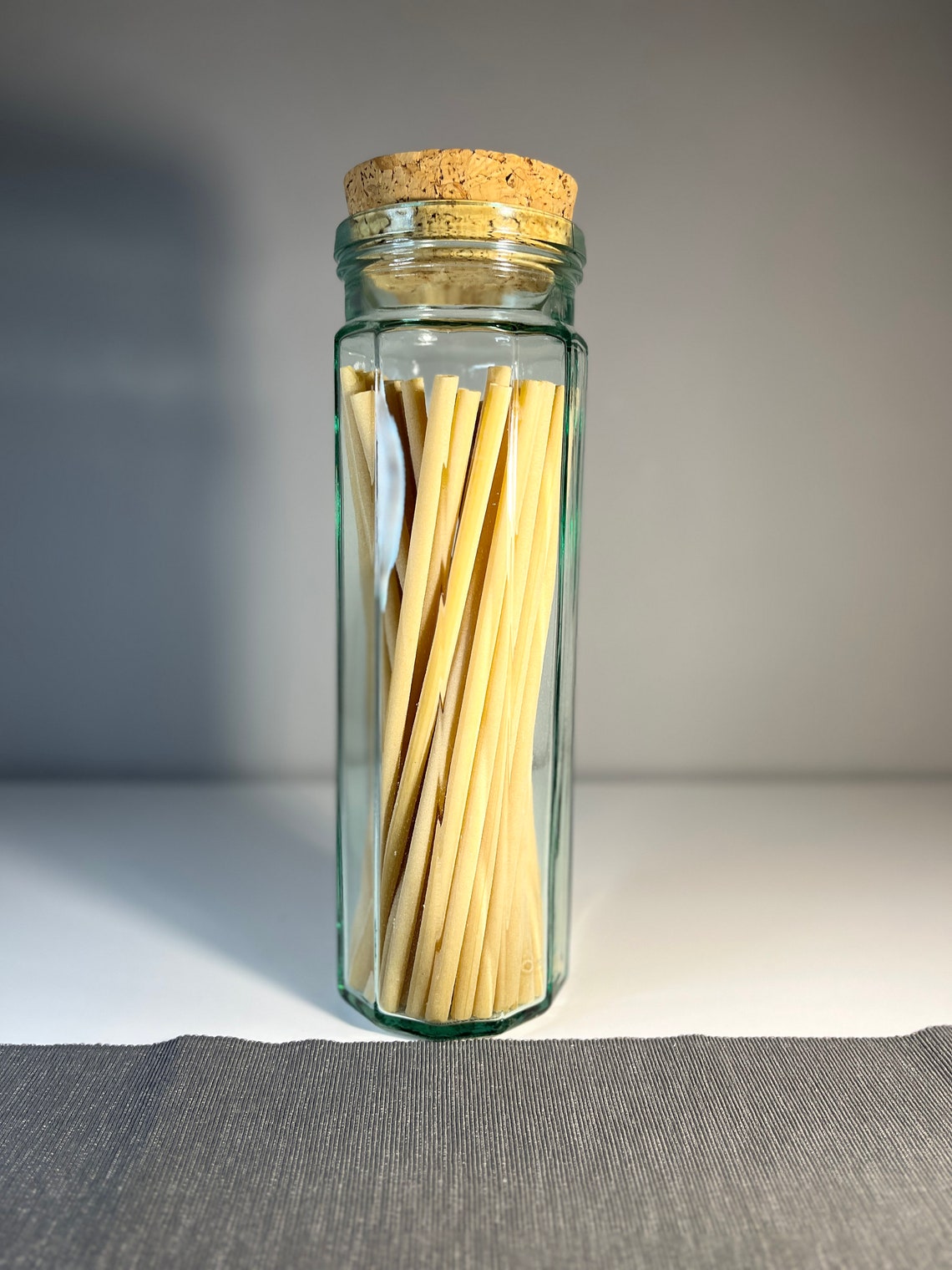 Classic Italian Spaghetti Pasta Storage Glass Jar - Made in Italy House ...