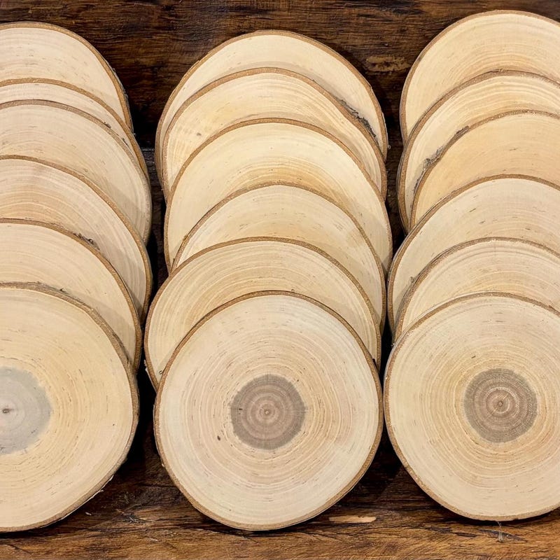 Rustic Wood Slices - Etsy
