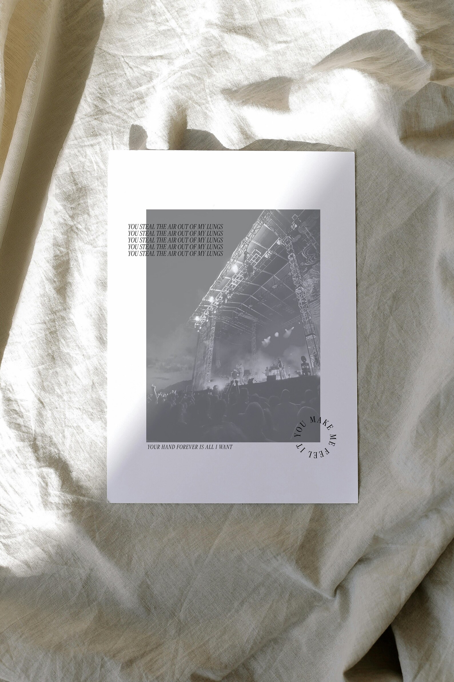 You Make Me Feel It Bleachers Poster - Etsy