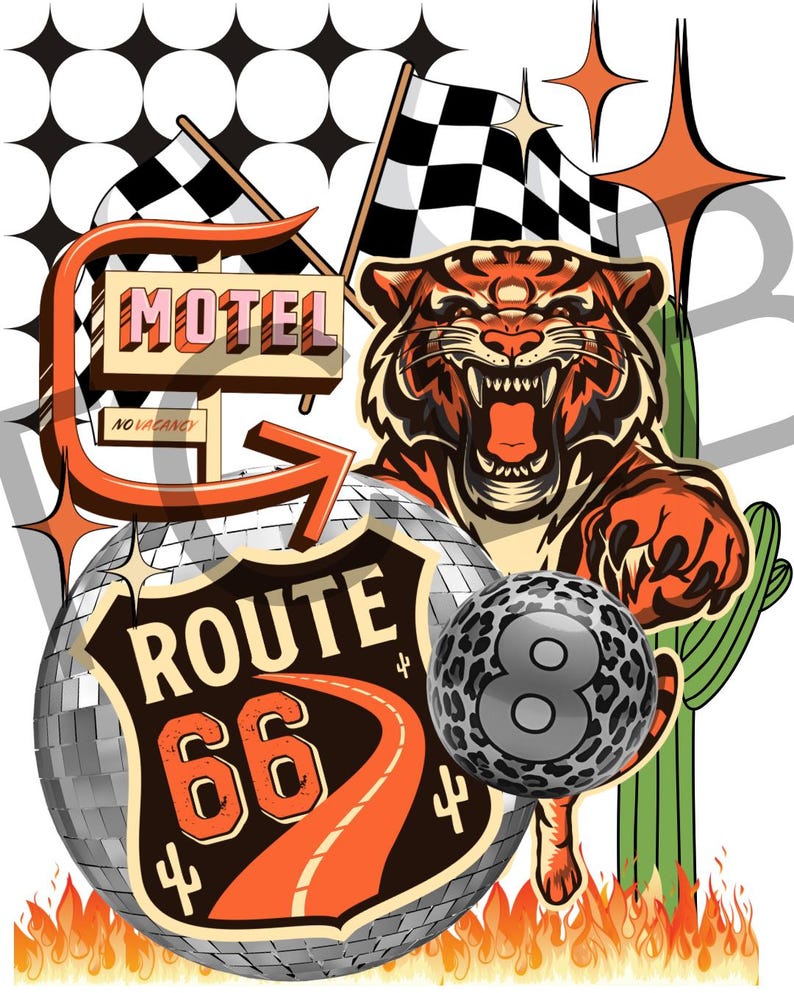 ROUTE 66 COLLAGE - Etsy