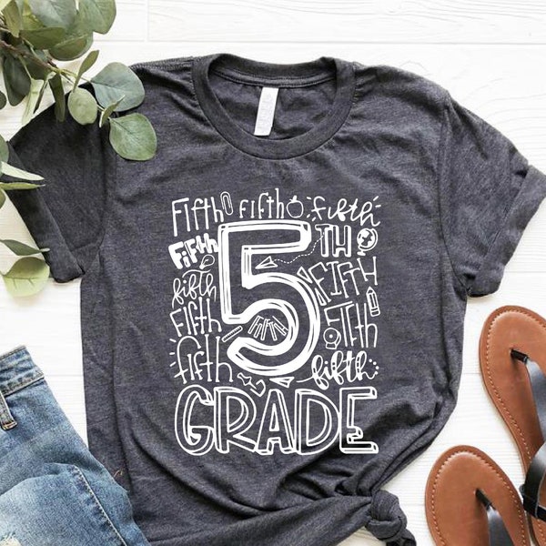 5th Grade Teacher Shirt - Etsy