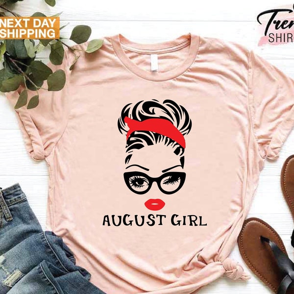 August Birthday Girl - Etsy